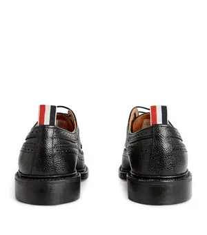 Thom Browne Leather Longwing Brogues - Black