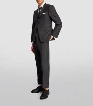 Thom Browne Leather Longwing Brogues - Black