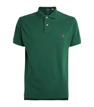 Polo Ralph Lauren Cotton-mesh Polo Shirt Green