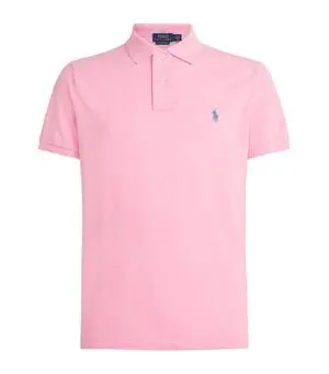 Polo Ralph Lauren Cotton-mesh Polo Shirt - Pink