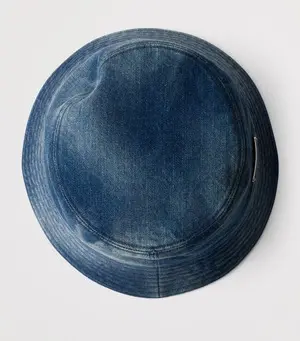 Prada Denim Bucket Hat - Blue