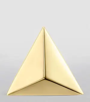 MARIA TASH Faceted Triangle Threaded Stud Earring