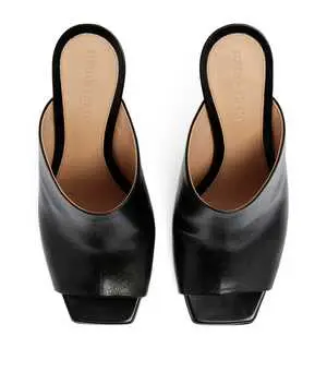 Bottega Veneta Leather Knot Mules 90