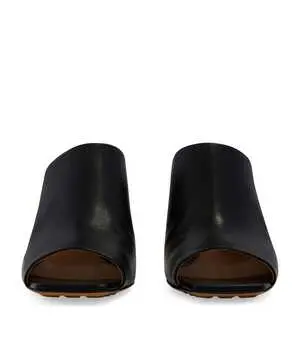 Bottega Veneta Leather Knot Mules 90