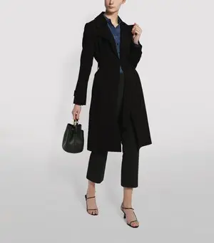 Theory Oaklene Trench Coat - Black