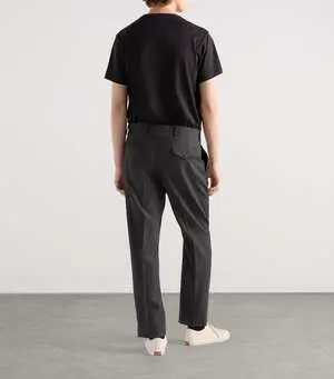 Prada Cotton Logo T-shirt - Black