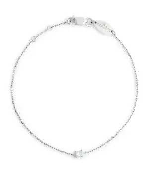 REDLINE White Gold Square Diamond Bracelet