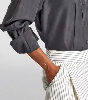 REDLINE White Gold Square Diamond Bracelet