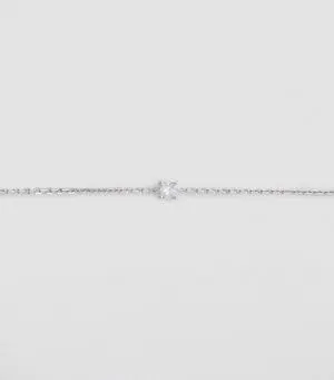 REDLINE White Gold Square Diamond Bracelet