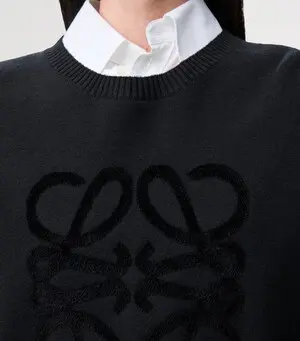 Loewe Wool-blend Anagram Sweater