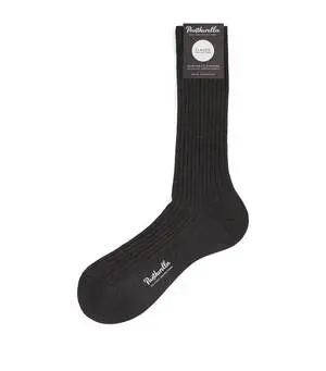 Pantherella Danvers Ribbed Socks - Grey