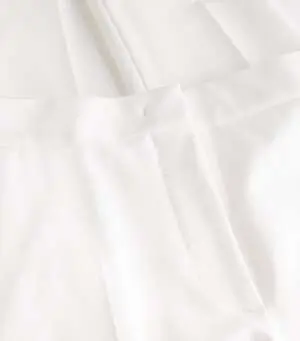 Max Mara Cropped Slim Trousers - White