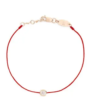 REDLINE Rose Gold And Diamond So Pure Bracelet Red