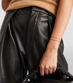 REDLINE Rose Gold And Diamond So Pure Bracelet - Red