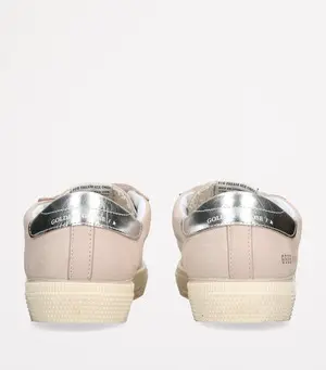 GOLDEN GOOSE May Leather Sneakers - Pink