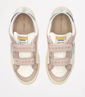 GOLDEN GOOSE May Leather Sneakers - Pink