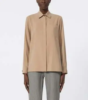 Max Mara Silk Shirt - Beige