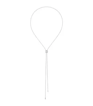 Boucheron Gold And Diamond Quatre Double Edition Tie Necklace