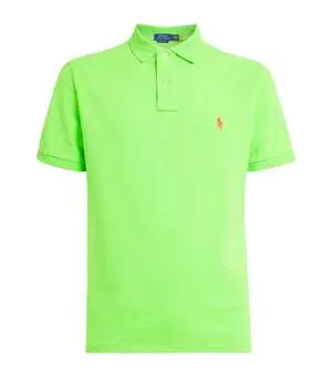 Polo Ralph Lauren Cotton Mesh Polo Pony Polo Shirt - Green