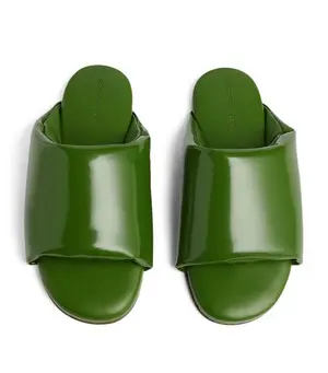 Bottega Veneta Cushioned Leather Slides