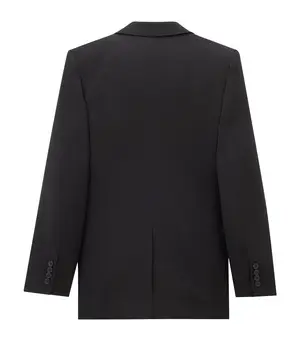 Saint Laurent Virgin Wool Blazer - Black