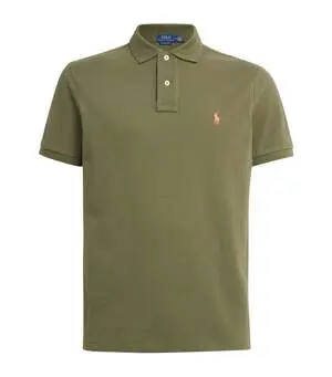 Polo Ralph Lauren Cotton Mesh Polo Pony Polo Shirt - Green