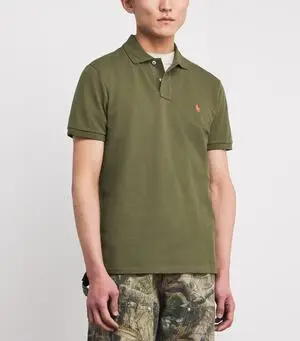 Polo Ralph Lauren Cotton Mesh Polo Pony Polo Shirt - Green