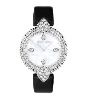 Boucheron Steel And Diamond Serpent Bohème Watch - White