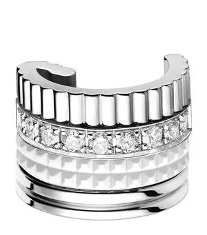 Boucheron Gold And Diamond Quatre Double Edition Single Clip Earring