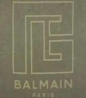 Balmain Pb Monogram Beach Towel