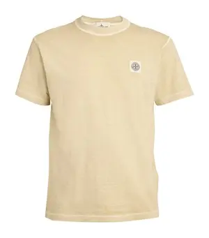 Stone Island Cotton Logo T-shirt Grey