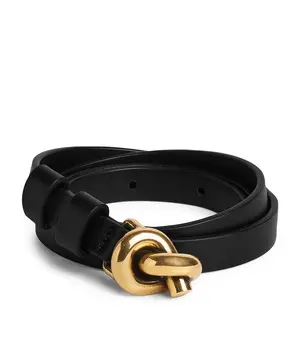 Bottega Veneta Knot Belt - Black