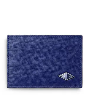 Cartier Leather Losange Double Card Holder - Black
