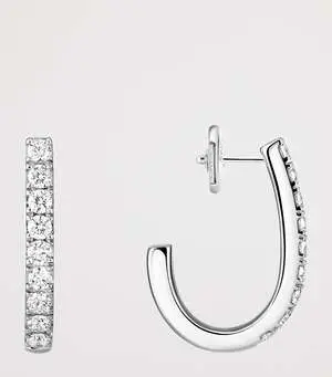 Messika Gatsby Diamond And White Gold Earrings