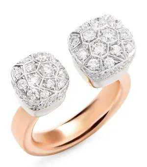 Pomellato Mixed Gold Nudo Ring