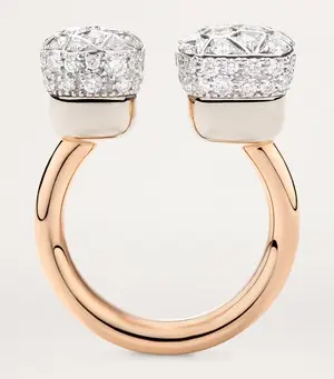 Pomellato Mixed Gold Nudo Ring