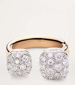 Pomellato Mixed Gold Nudo Ring