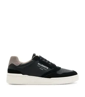 ALLSAINTS Regan Leather Sneakers - Black