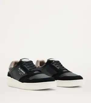 ALLSAINTS Regan Leather Sneakers - Black