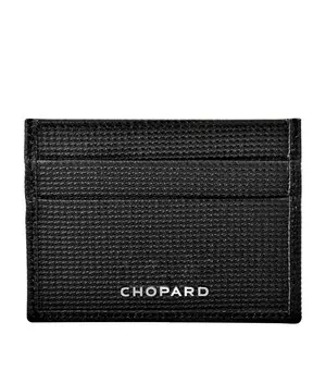 Chopard Small Leather Classic Card Holder Black