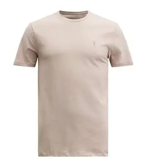 ALLSAINTS Cotton Brace T-shirt Beige