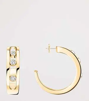 Messika Move Classique Diamond Hoop Earrings