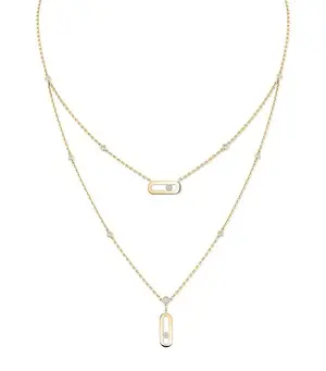 Messika Move Uno Diamond Necklace - Gold