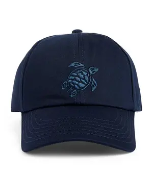 Vilebrequin Embroidered Turtle Baseball Cap Navy