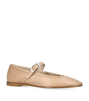 Le Monde Beryl Leather Mary Jane Ballet Flats