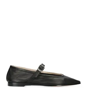 Le Monde Beryl Leather Mary Jane Ballet Flats