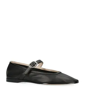 Le Monde Beryl Leather Mary Jane Ballet Flats