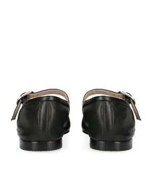 Le Monde Beryl Leather Mary Jane Ballet Flats
