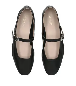Le Monde Beryl Leather Mary Jane Ballet Flats