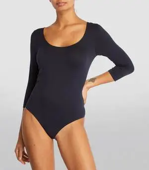 Falke Cotton-blend String Bodysuit